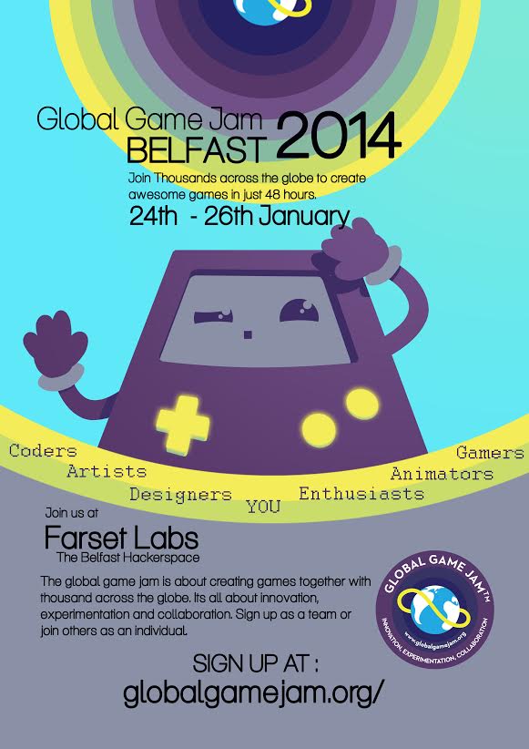 Global Game Jam 2014 – Farset Labs